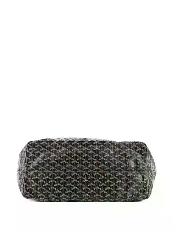 Goyard Saint Louis Coated Canvas Gm Tote Bag - Black