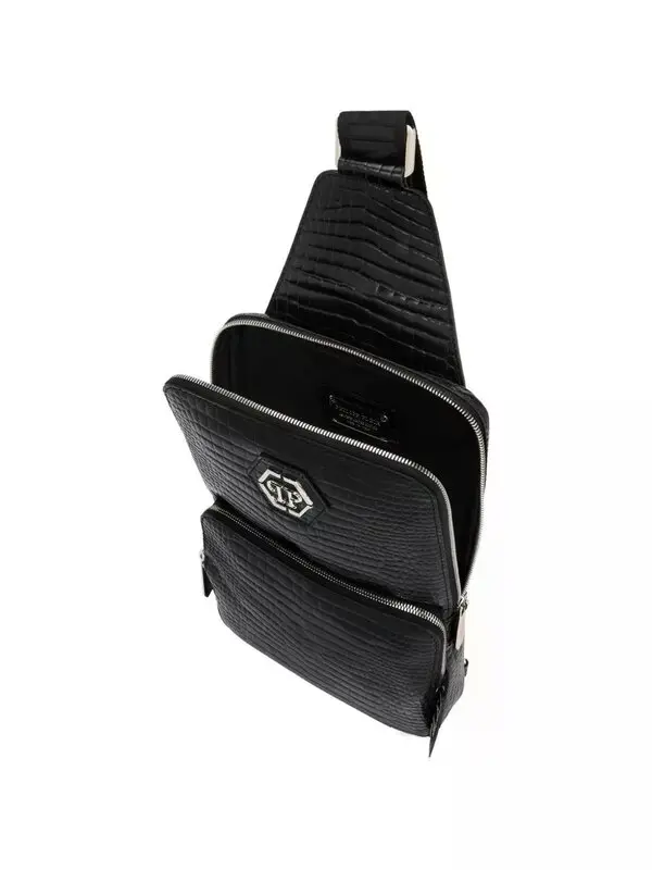 Philipp Plein Crocodile-effect Cross-body Bag