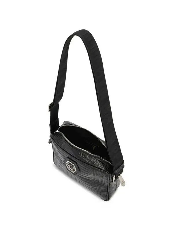 Philipp Plein Small Logo Patch Crossbody Bag