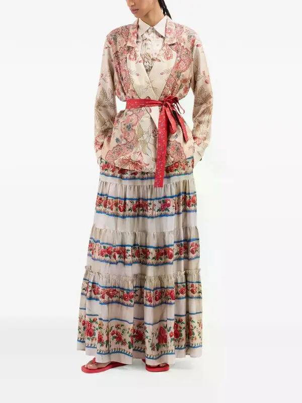 PIERRE-LOUIS MASCIA Aloe Long-sleeve Printed Shirt