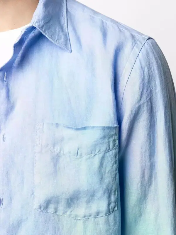 Aspesi Pointed-collar Long-sleeved Shirt