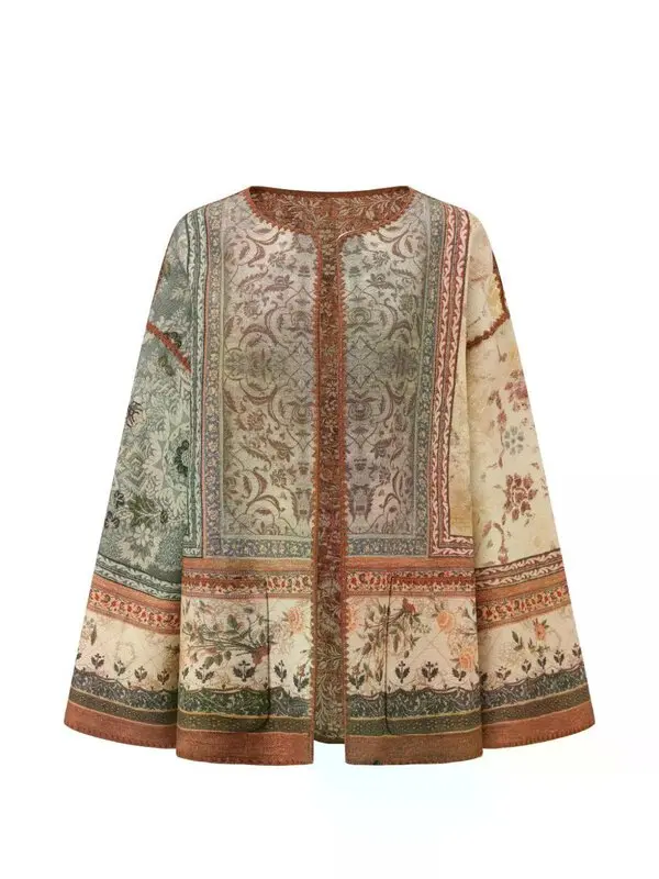 INTO THE EAST Reversible Floral Jacket