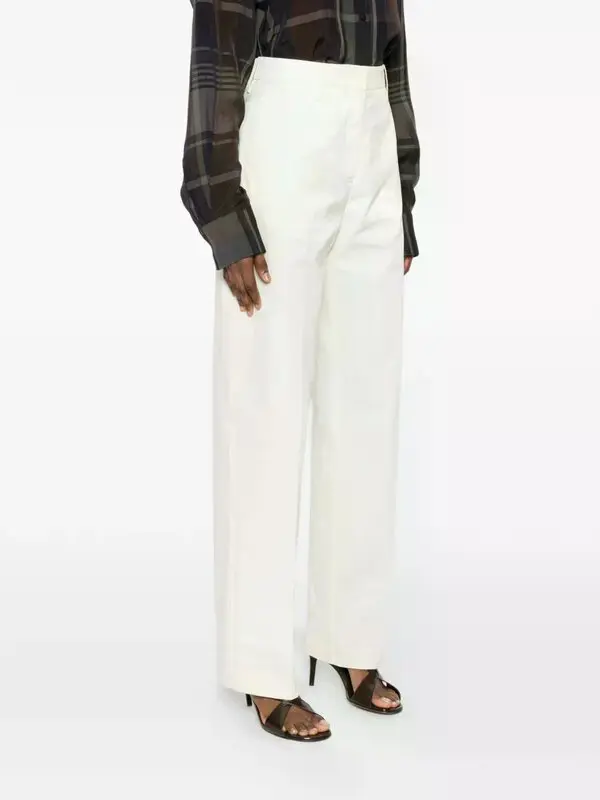 JIL SANDER Tailored Cotton Trousers