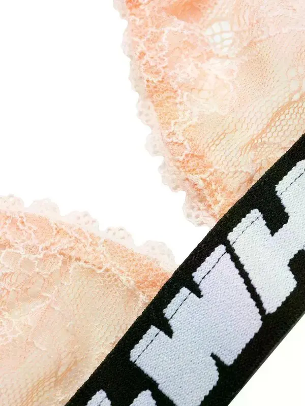 Off-White Logo-jacquard Triangle Bra