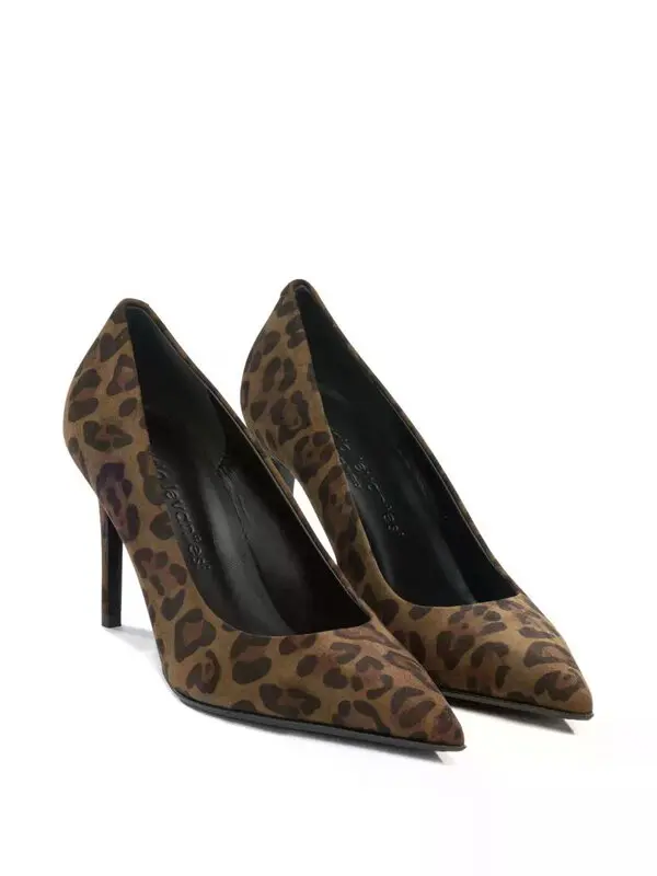SERGIO LEVANTESI Leopard-pattern Pointed-toe Stiletto Heel Pumps