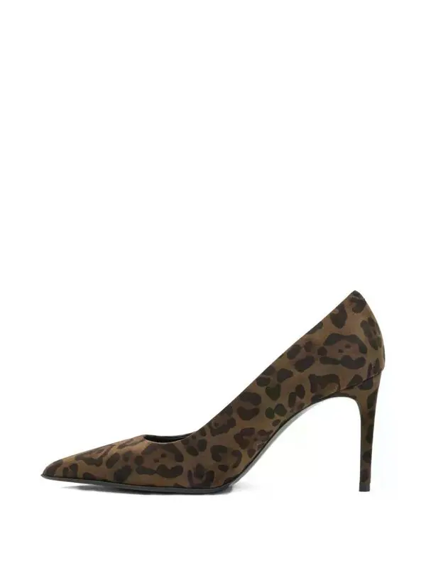 SERGIO LEVANTESI Leopard-pattern Pointed-toe Stiletto Heel Pumps