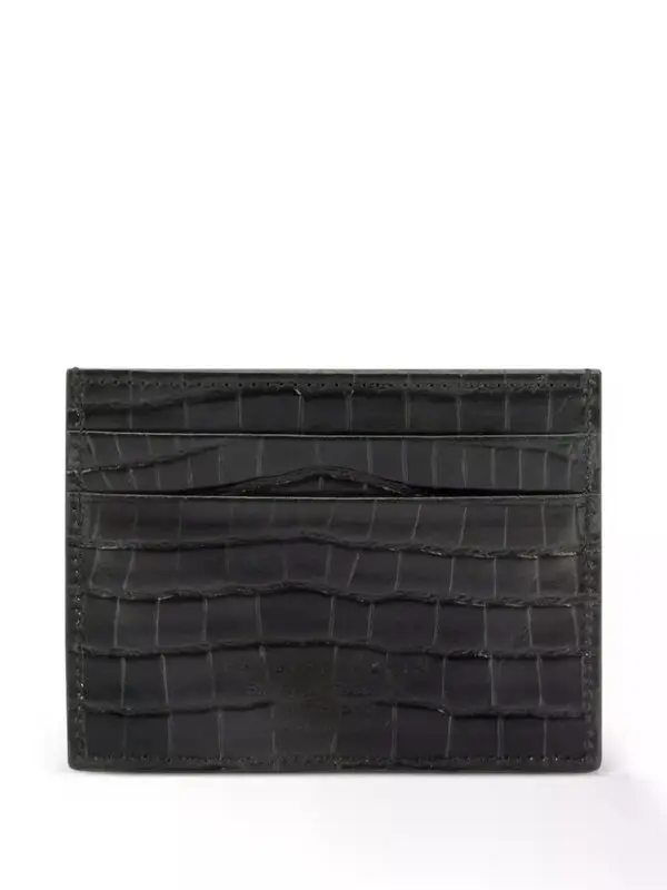 Philipp Plein Logo-plaque Leather Card Holder