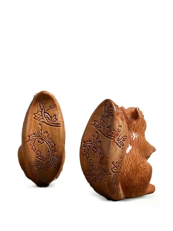 CU I SEEYOU Squirrel Salt And Pepper Set - Brown