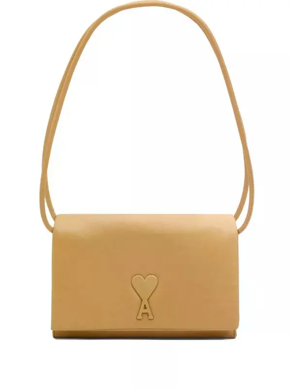 AMI Paris Voulez-vous Wallet On Strap In Cowhide Leather