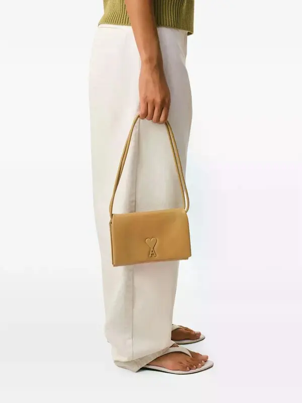 AMI Paris Voulez-vous Wallet On Strap In Cowhide Leather