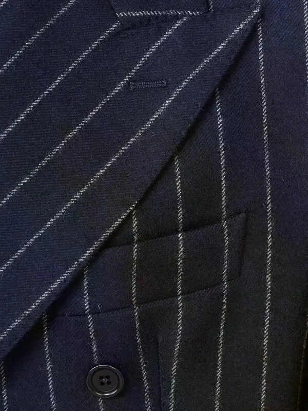 Giuliva Heritage Striped Double-breasted Blazer