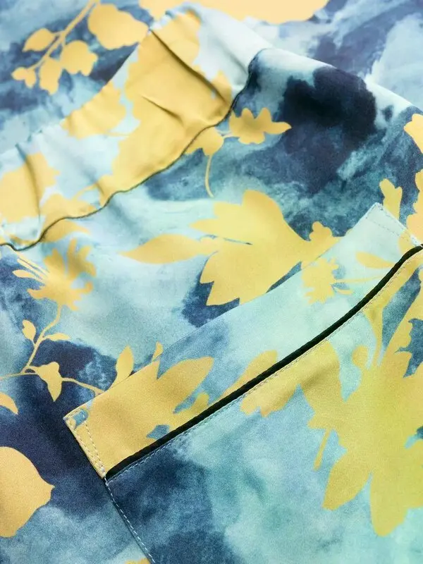 Off-White Rmd Flower-print Wide-leg Trousers