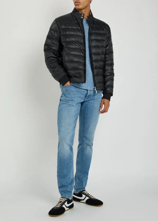 Moncler Quilted Shell Jacket - Black