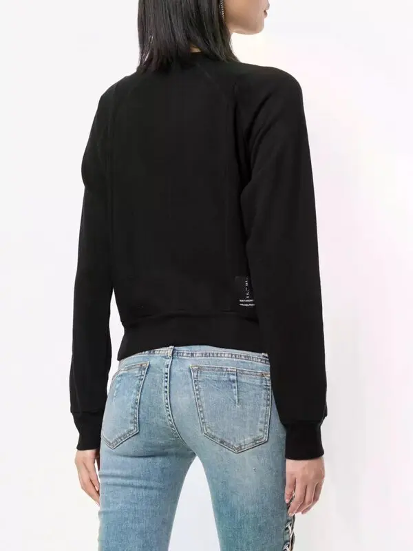 BEN TAVERNITI UNRAVEL PROJECT Lace-up Front Sweatshirt