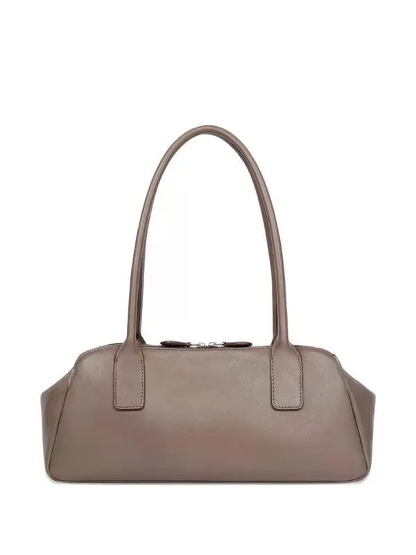 COURREGES Strip Leather Shoulder Bag - Neutrals