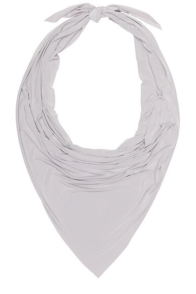 Norma Kamali X Lifestyle 54 Triangle Scarf - Grey