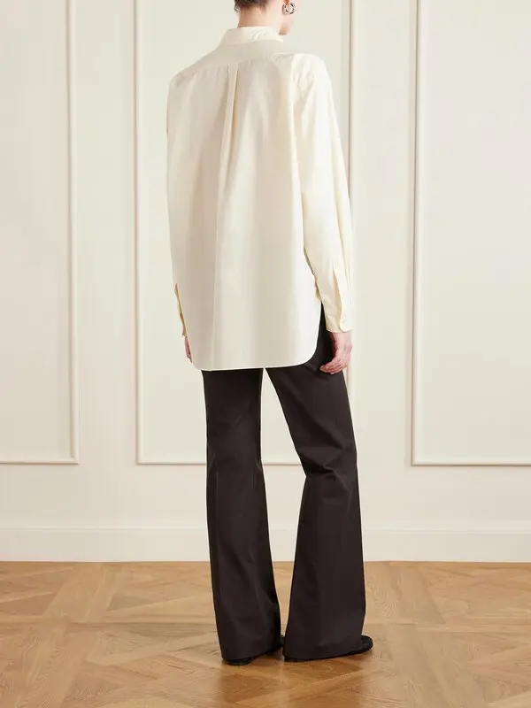 SSSTEIN Oversized Cotton-poplin Shirt