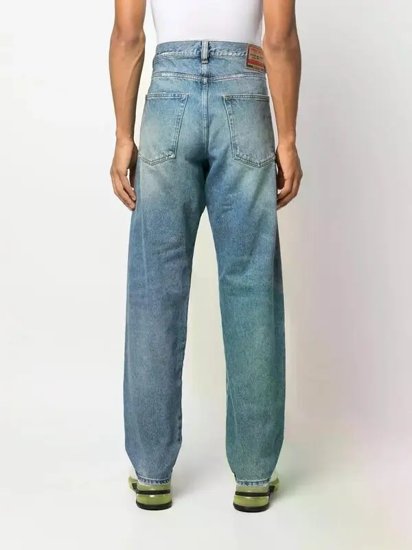 DIESEL® 2010 007i3 Embossed Logo Straight-leg Jeans