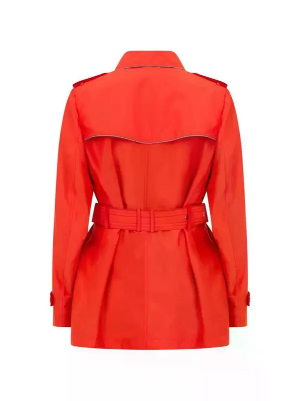 MOORER Double-breasted Trench Coat