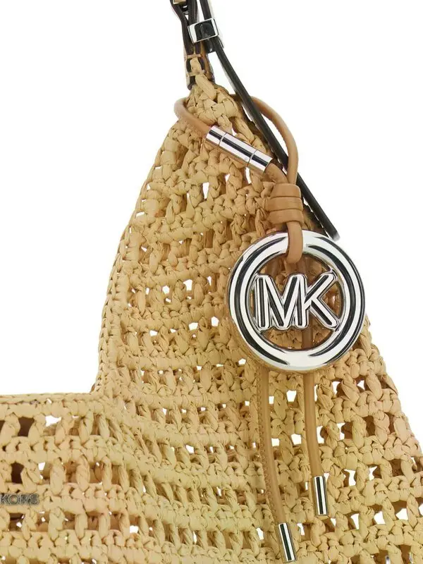 Michael Kors Logo Charm Shoulder Bag