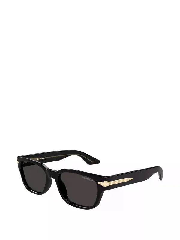 Montblanc Square-frame Sunglasses - Black