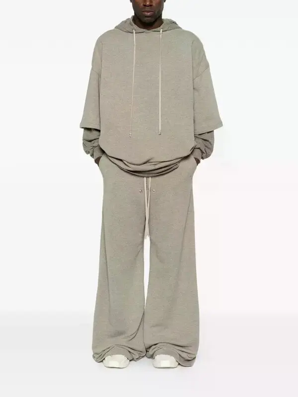 Rick Owens Drawstring Layered Hoodie