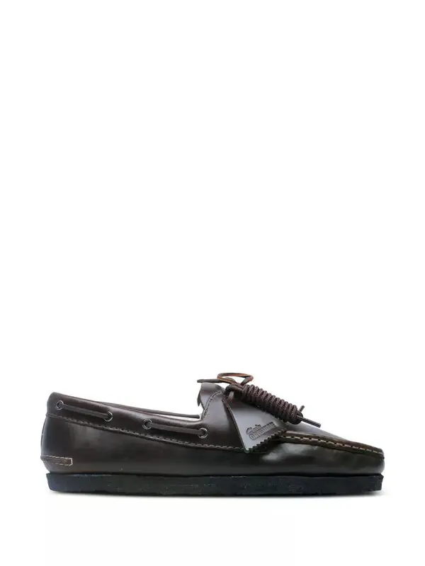 Clarks Leather Boat Shoes - Brown