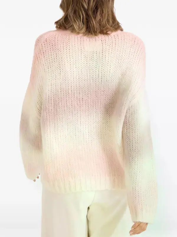 JUVIA Sprayed Stripe Sweater