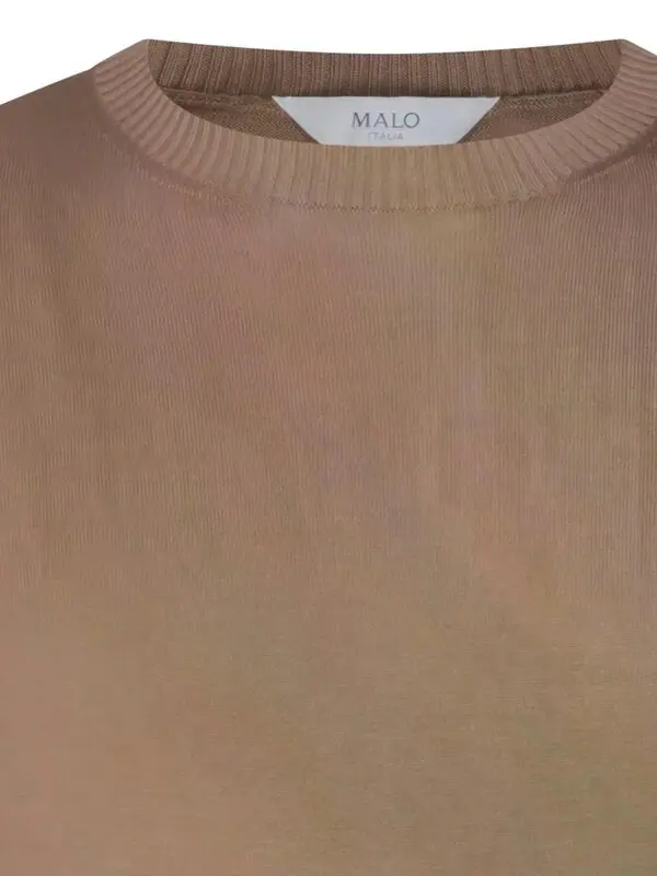 Malo Crew Neck Sweater - Brown