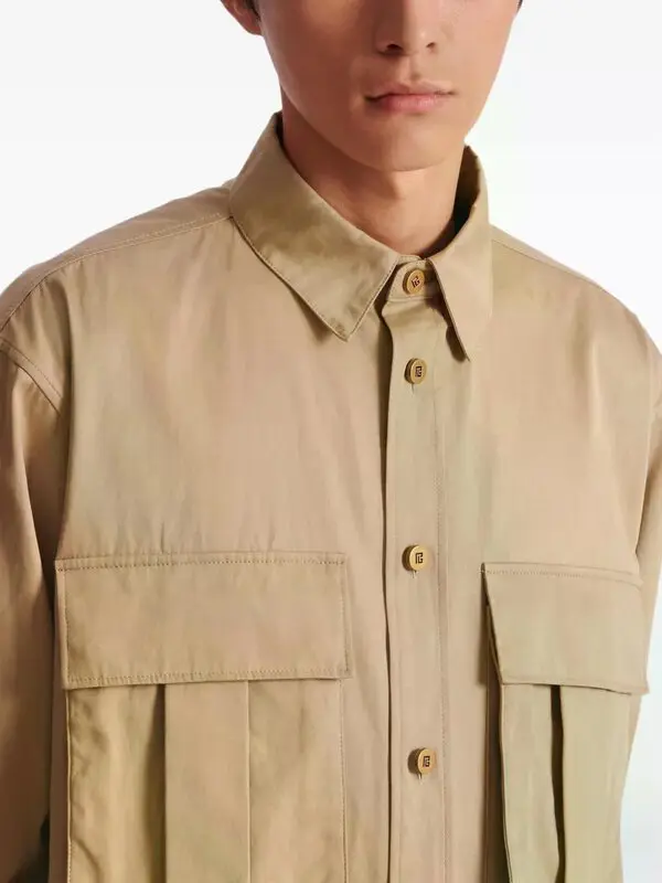 Balmain Cotton Safari Shirt