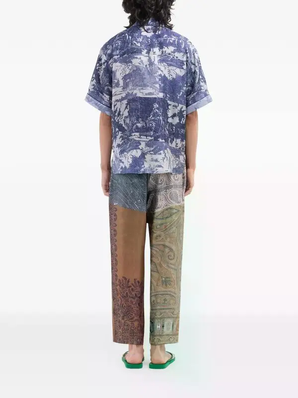 PIERRE-LOUIS MASCIA Camp-collar Shirt