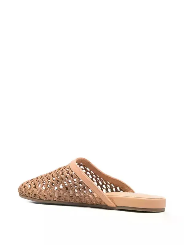 ANCIENT GREEK SANDALS Woven Pointed Toe Slippers