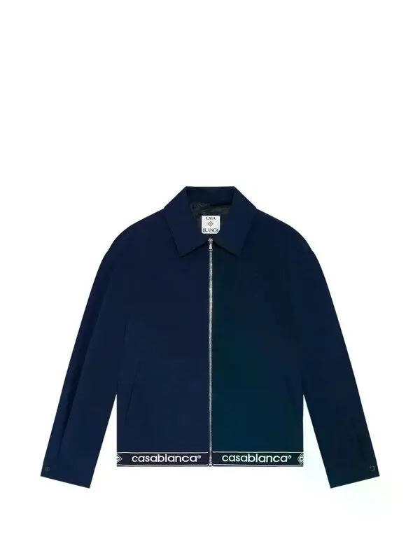 Casablanca Emblem Zip Jacket - Blue