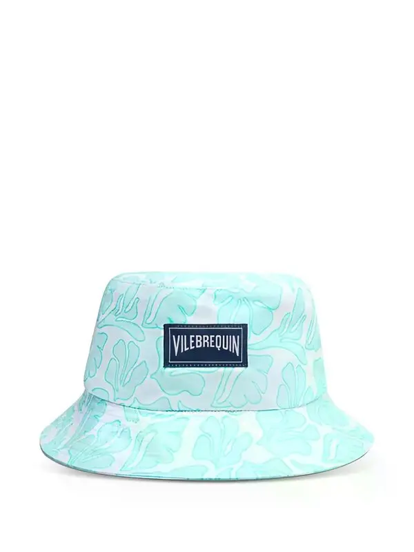 Vilebrequin Logo-patch Printed Bucket Hat - Blue