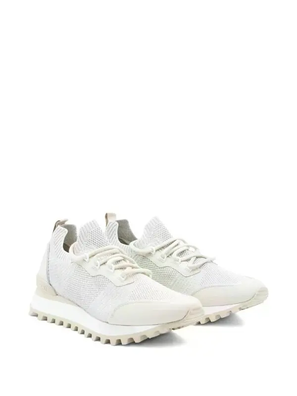 Eleventy Lace-up Sneakers With Corrugated Sole