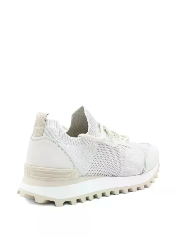 Eleventy Lace-up Sneakers With Corrugated Sole