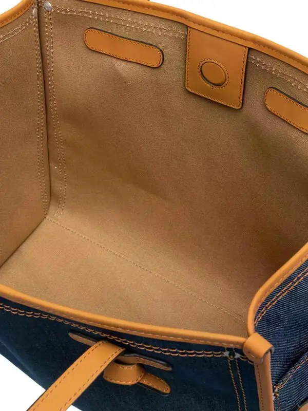 GIANNI CHIARINI Medium Marcella Tote Bag With Contrast Stitching