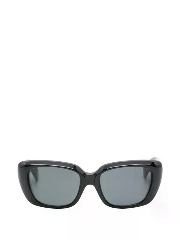 Saint Laurent Rectangle-frame Sunglasses - Black