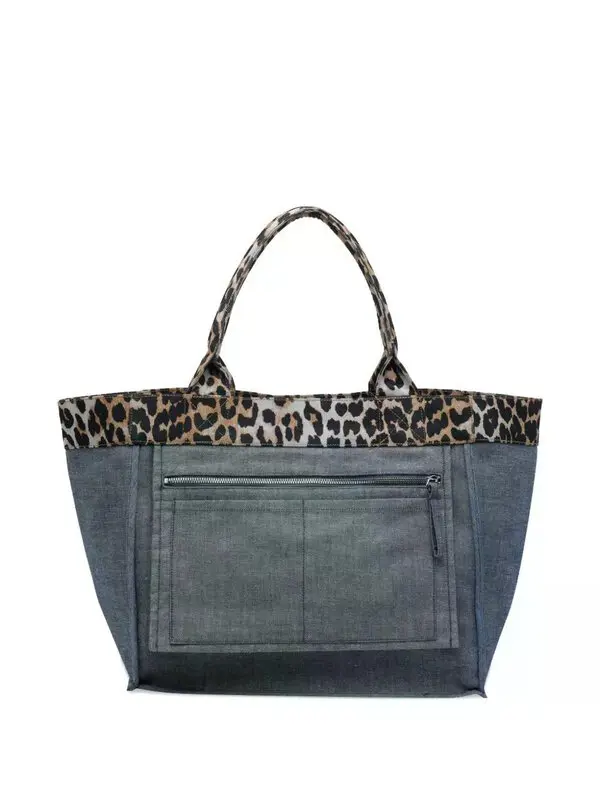 GANNI Logo Tote Bag