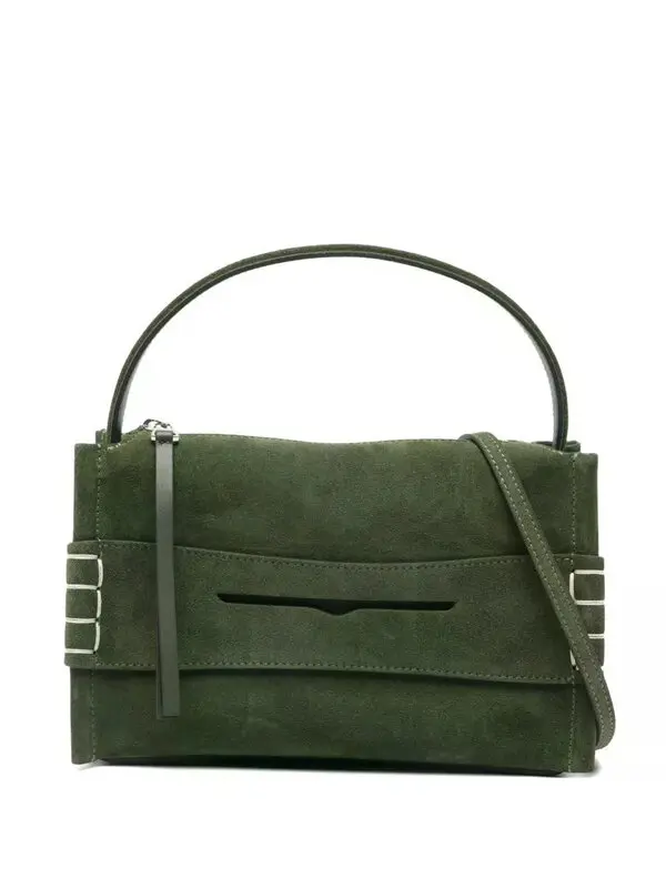 JW Anderson Loafer Top Handle Satchel - Green