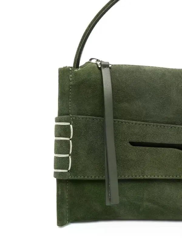 JW Anderson Loafer Top Handle Satchel - Green