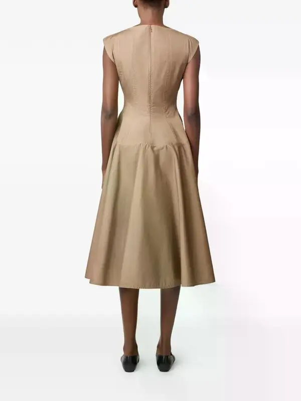 TOD'S A-line Midi Dress With Seam Detail