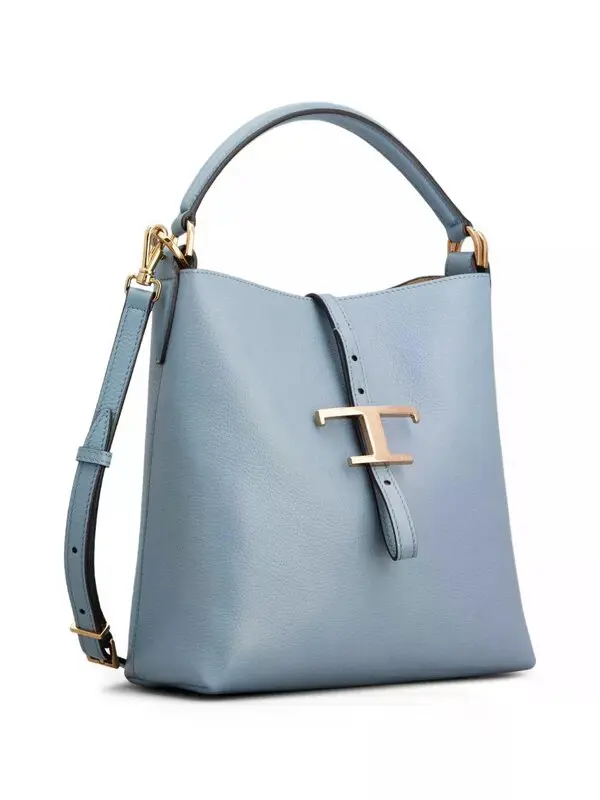 TOD'S T Detail Tote Bag - Blue