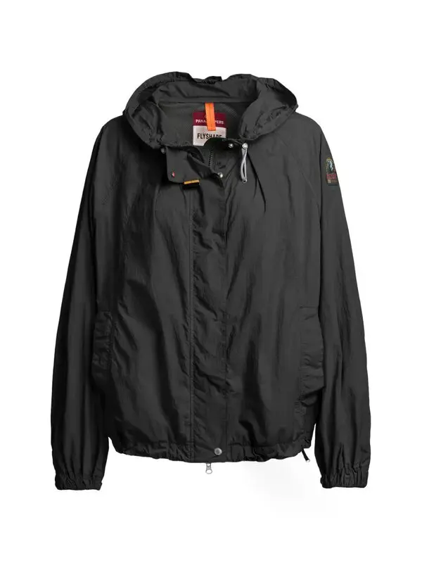 PARAJUMPERS Logo-patch Hooded Jacket - Black