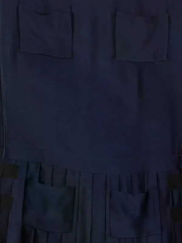 N°21 Patch-pocket Pleated Dress