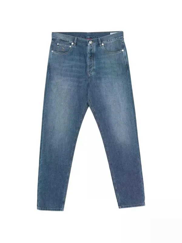 Brunello Cucinelli Straight-leg Jeans - Blue