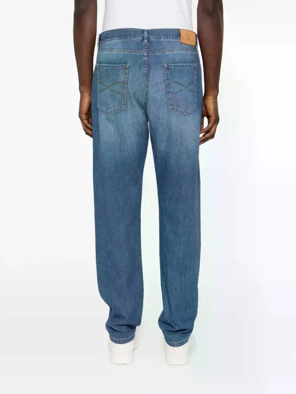 Brunello Cucinelli Straight-leg Jeans - Blue
