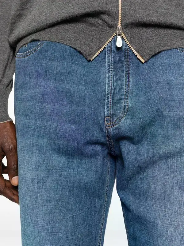 Brunello Cucinelli Straight-leg Jeans - Blue