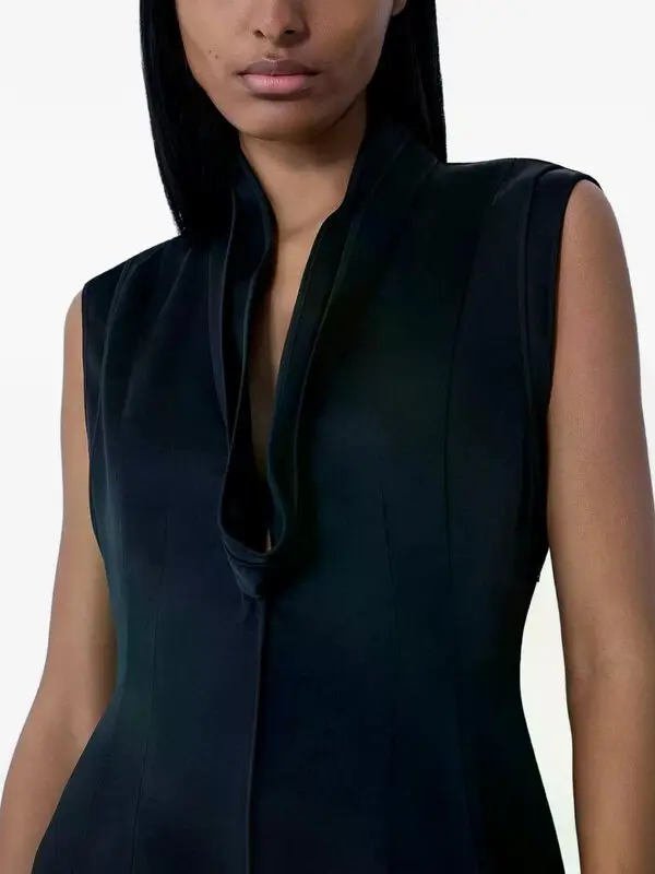 JIL SANDER Sleeveless Midi Dress - Black