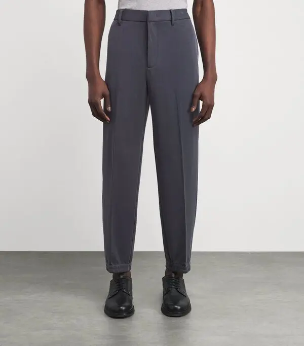Emporio Armani Technical Stripe Tailored Trousers